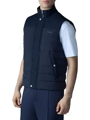 Mackage Brody Quilted Vest - Navy