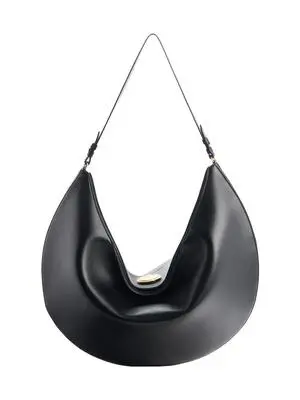 Jacquemus Le Sac Crescent Leather Hobo Bag - Black 990