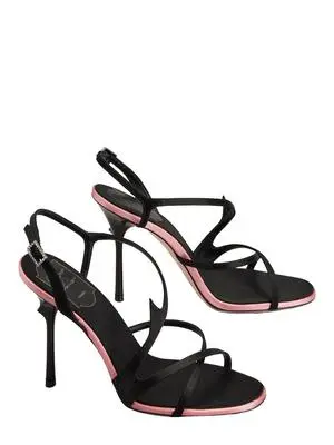 ROGER VIVIER Rose Vivier Slingback Sandal - Nero