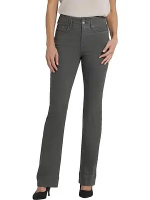 NYDJ Barbara High-waist Bootcut Jeans - True Olive