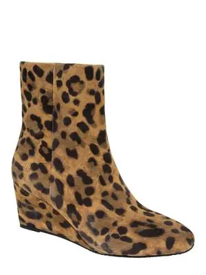 Gentle Souls Nash Wedge Bootie Leopard