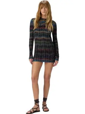 Missoni Crew Neck Sweater With Wave Pattern - Multicoloured