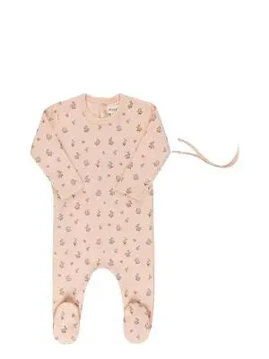 ELY'S & CO. Footie And Bonnet Set - Pink