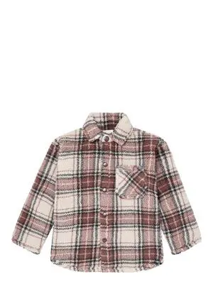 MODERN MOMENTS™ BY GERBER Microplush Shacket - Brown Plaid