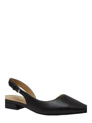 LANDS' END Leather Slingback Low Heels