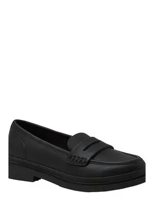 LANDS' END All Weather Penny Loafers - Black