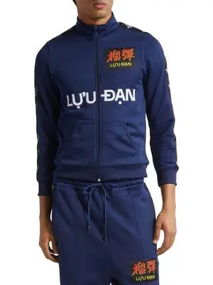 LU'U DAN Shrunken Track Jacket - Deep Navy