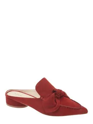 KOKO + PALENKI Piet Bow Mule - Brick Suede