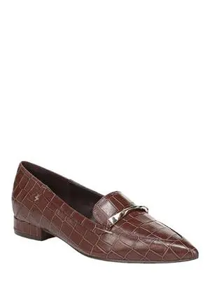27 EDIT NATURALIZER Sheila Croc-Effect Loafer Cappuccino Brown