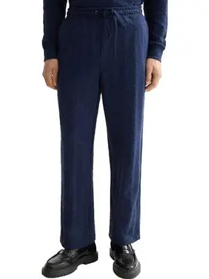 Scotch & Soda Jacquard Terry Sweatpants - Peacoat