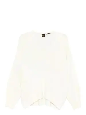 BOSS V-neck Sweater - White