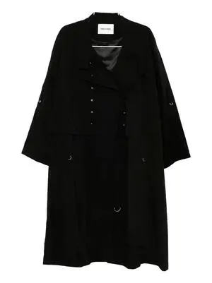 LOW CLASSIC Belted Trench Coat - Black