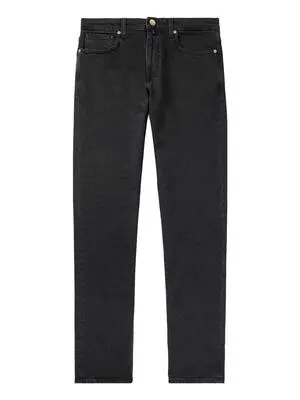 SLOWEAR Incotex Straight-leg Jeans - Black