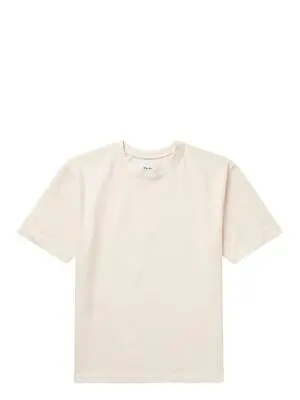 DRAKE'S Hiking Slim-fit Cotton-jersey T-shirt - Neutrals