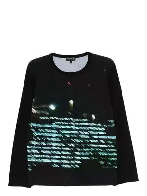 AGNÈS B. Printed Long Sleeve T-Shirt
