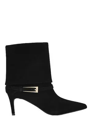 Kurt Geiger Trinity Heeled Suede Ankle Boots - Black
