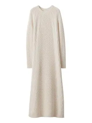LISA YANG STORE The Nyla Cashmere Dress - Cream