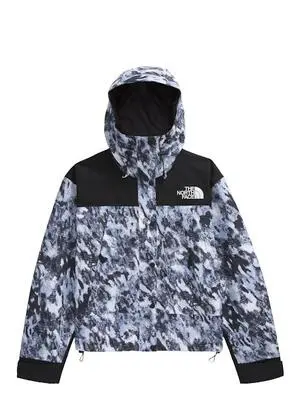 The North Face Dryvent Mono Mountain Short Jacket - Virtual Blue Trail Grid Print
