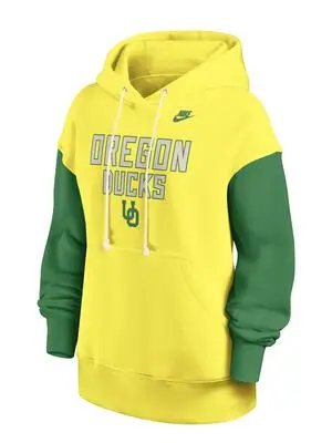 Nike Oregon Legacy Phoenix College Pullover Hoodie - Yellow
