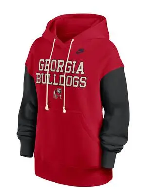 Nike Georgia Legacy Phoenix College Pullover Hoodie - Red