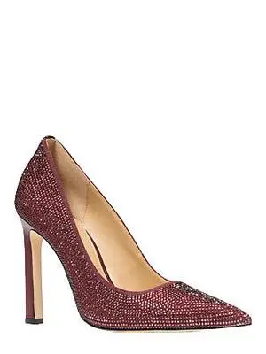 Michael Kors Amara Embellished Pumps - Red