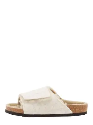 BIRKENSTOCK Solana Felt Shearling Crossover Sandals