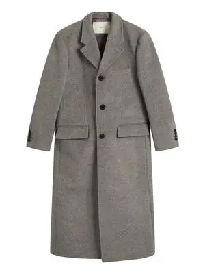 DUNST Wool Cashmere Mix Coat - Melange Grey
