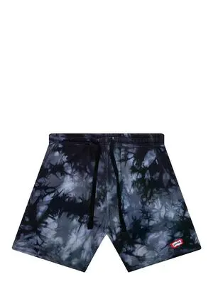 ICECREAM Villain Tie-dye Shorts - Grey