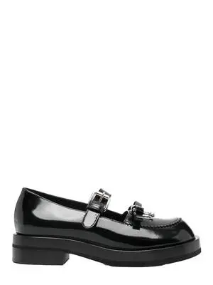 Agl Leather Loafers - Black