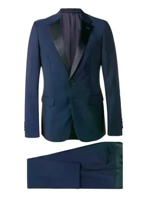 Prada Single-breasted Tuxedo - Blue