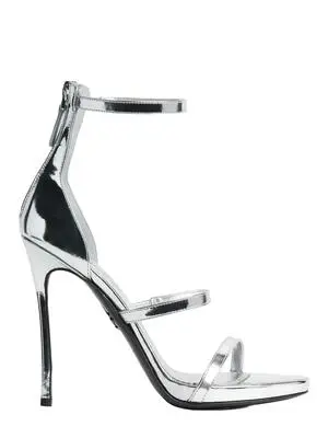 Dsquared2 Strappy Laminated Sandals - Silver