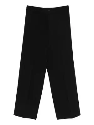 Patrizia Pepe Straight-leg Trousers - Black