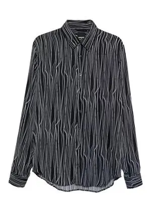 Patrizia Pepe Graphic-print Shirt - Black