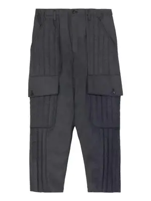 Yohji Yamamoto Quilted Trousers - Black