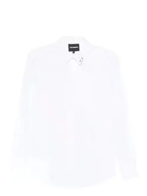 LES HOMMES Eyelet-detail Shirt - White