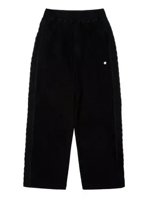 ADER ERROR Fringed Trousers - Black