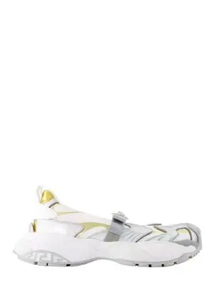 Versace Medusa-embellished Sneakers - White