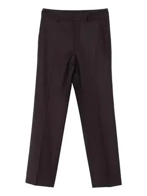 Patrizia Pepe Slim-fit Wool Trousers - Black