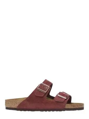 BIRKENSTOCK Arizona Suede Sandals - Brown