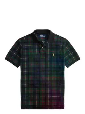 Polo Ralph Lauren Plaid-pattern Polo Shirt - Black