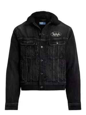 Ralph Lauren Denim Sherpa-collar Jacket - Black