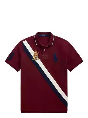 Polo Ralph Lauren Diagonal-stripe Polo Shirt - Red