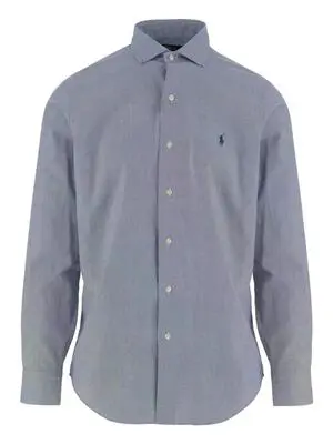 Polo Ralph Lauren Checked-pattern Cotton Shirt - Blue