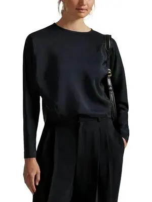 Polo Ralph Lauren Crewneck Blouse - Black