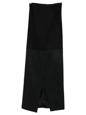 TOM FORD Asymmetric Colorblock Dress - Black