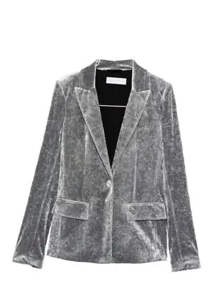 Patrizia Pepe Single-breasted Blazer - Grey