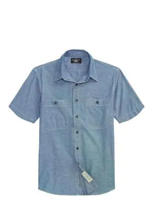 Ralph Lauren Button-up Chambray Shirt - Blue