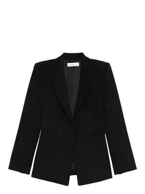 Patrizia Pepe Single-breasted Blazer - Black