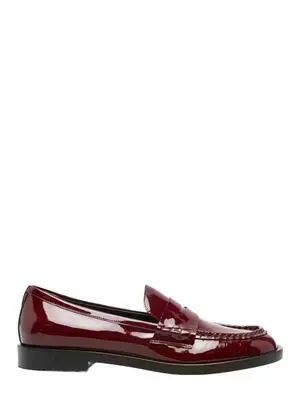 Roberto Festa Patent Leather Loafers - Red