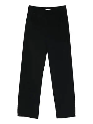 Patrizia Pepe Wide-leg Trousers - Black